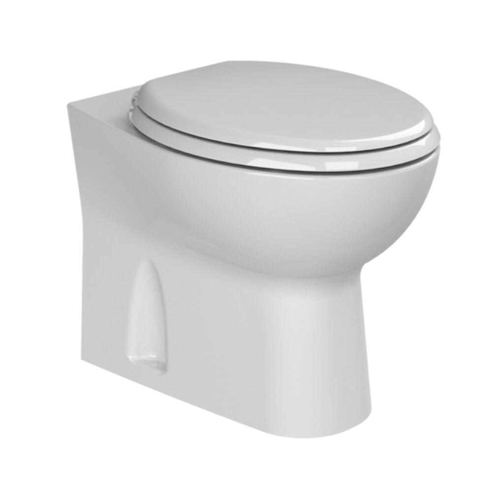 Wc školjka talna CeraStyle LILA BTW - brez deske - Deltaspa
